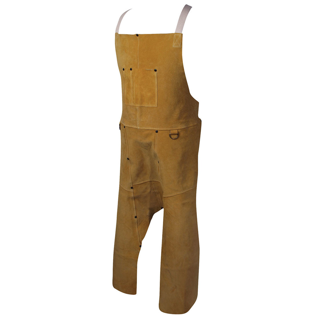 Caiman 42" Boarhide Leather Welding Split Leg Bib Apron – Dukel Safety