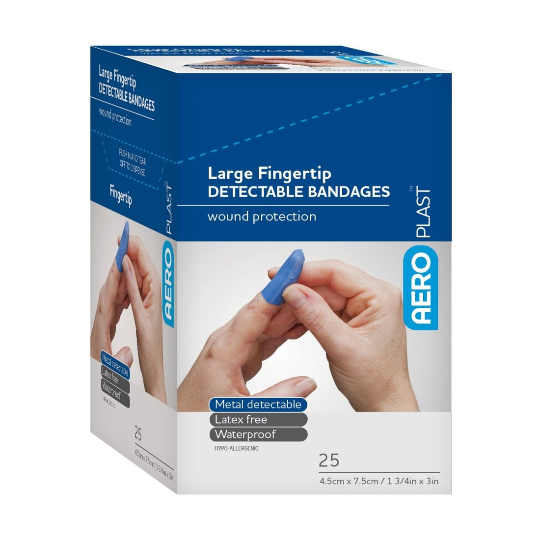 Detachable Large Fingertip Bandages - First Aid Kit Refills (PK 300 Ba ...
